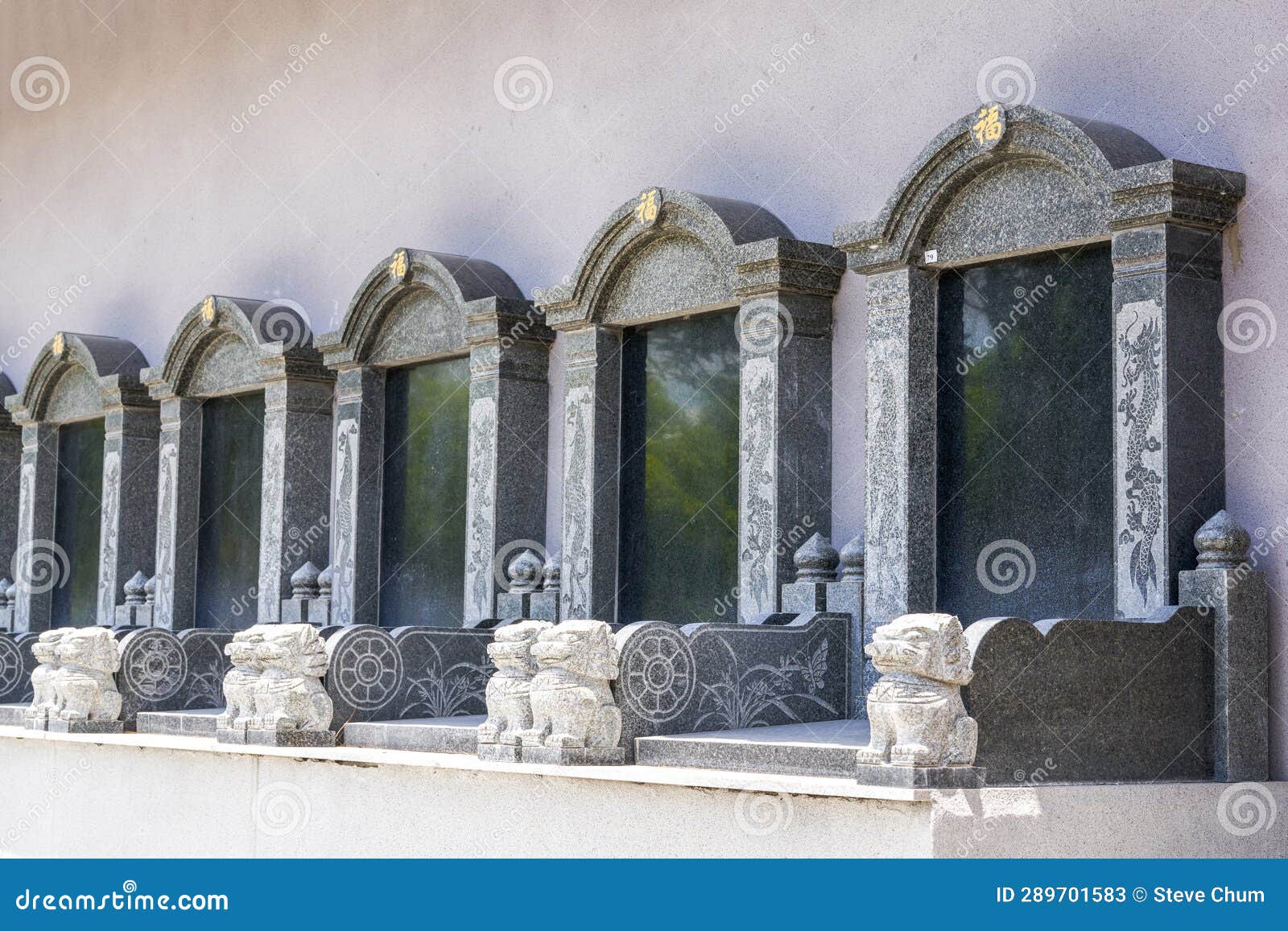 Rows of Stone Tombstones in a Public Cemetery Editorial Stock Photo ...