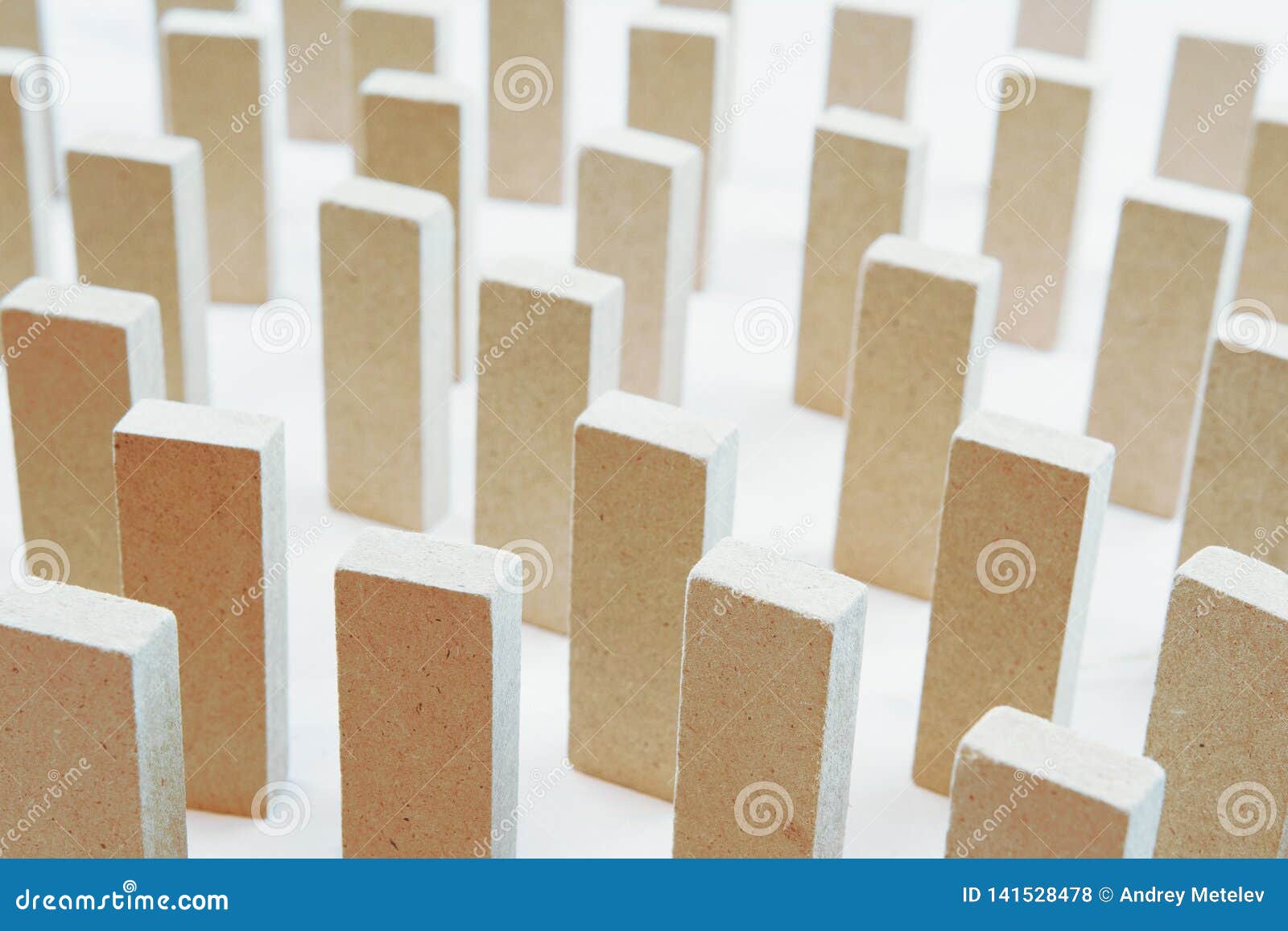 Rows of Vertically Standing, the Details of the Game in a Vertical ...