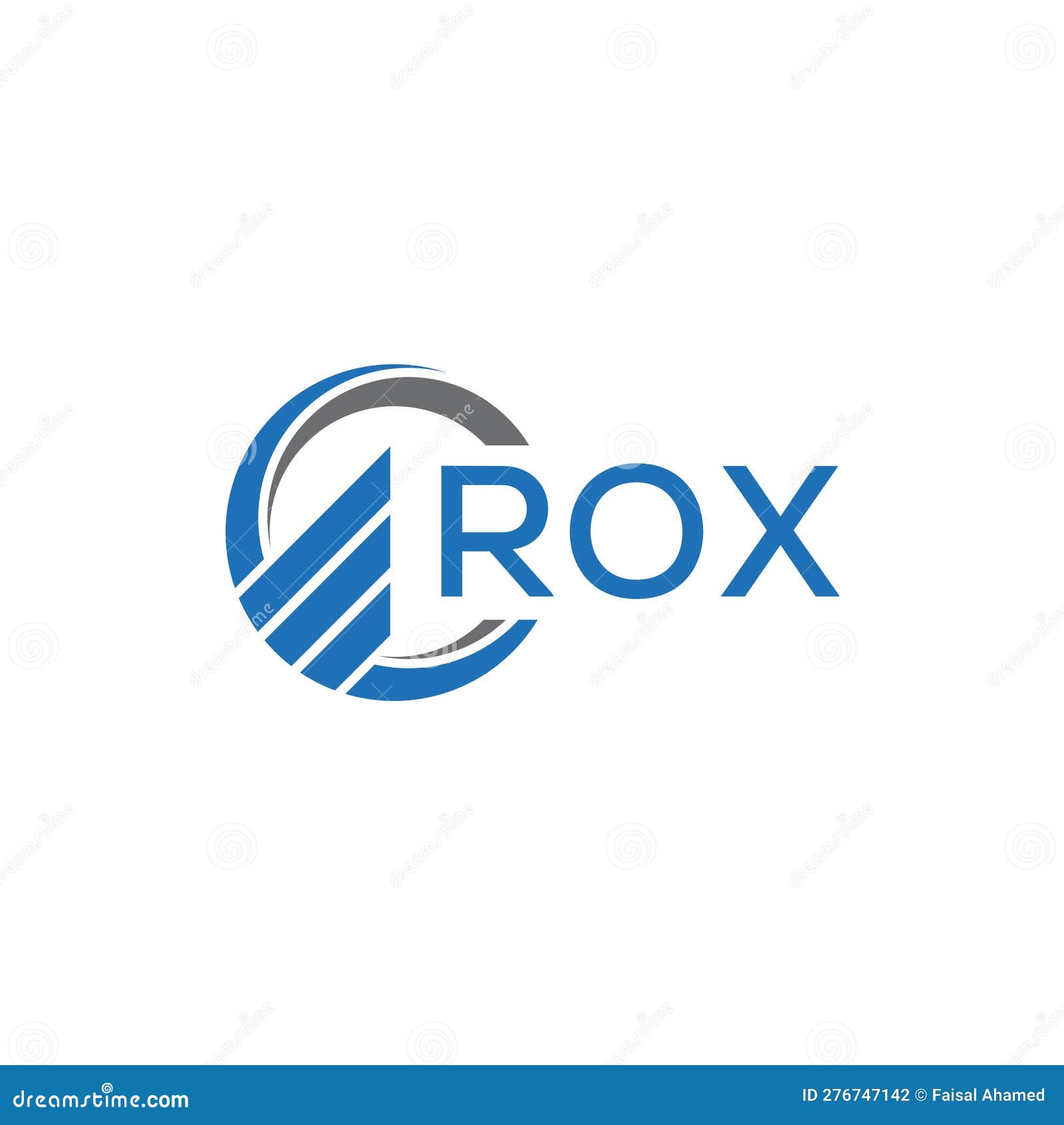 ROX Abstract Technology Logo Design on White Background. ROX Creative ...