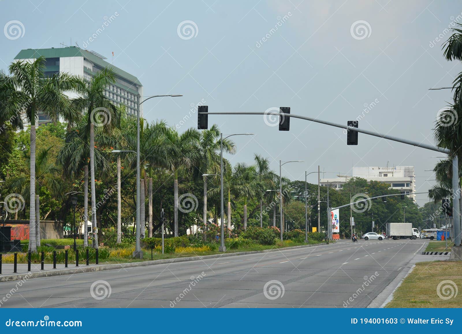 Roxas Boulevard in Manila, Philippines Editorial Stock Photo - Image of ...