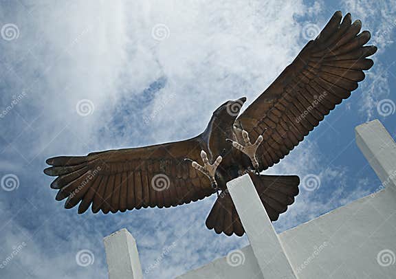 Royal Air Force Association Eagle Stock Image - Image of statue, eagle ...