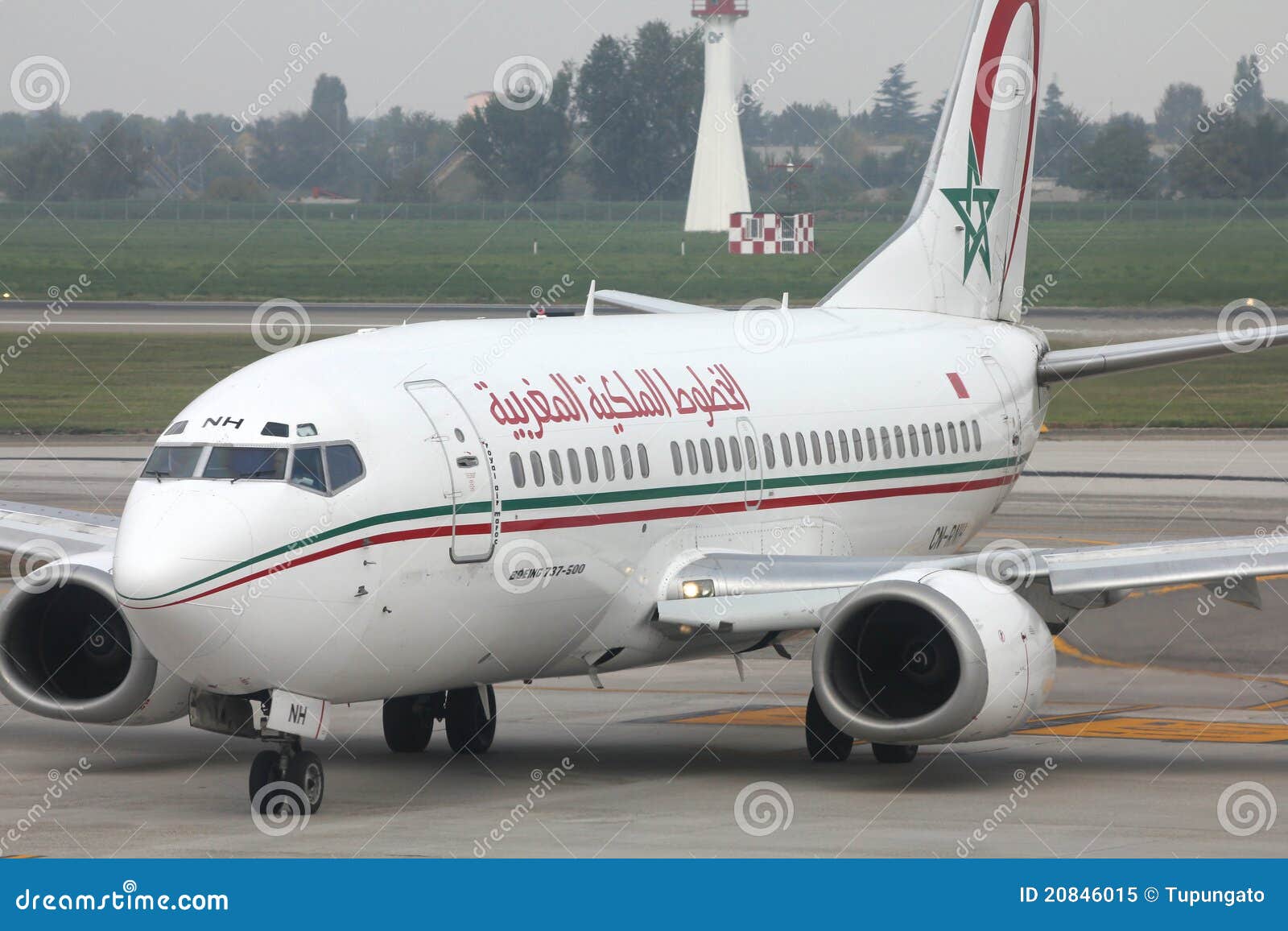 Royal Air Maroc image éditorial. Image du marconi, avion - 20846015