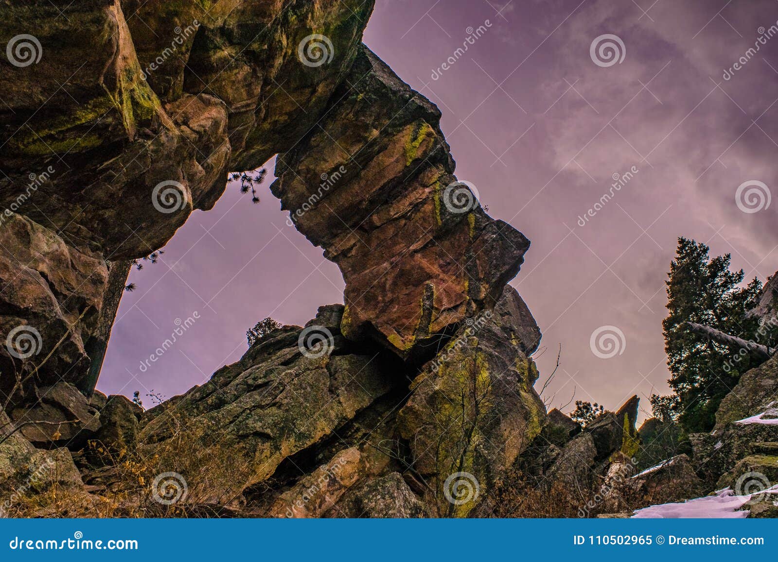 Royal Arch in Boulder, Colorado Stock Image - Image of city, modern ...