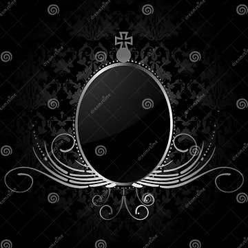 Royal Background with Silver Frame. Vector Stock Vector - Illustration ...