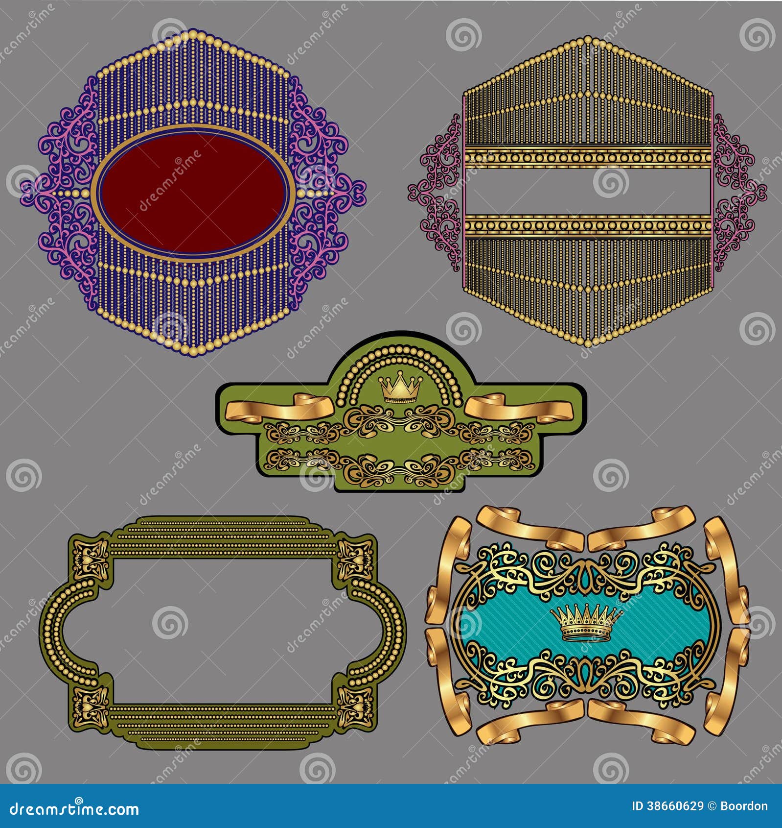 Royal Banner Vector | CartoonDealer.com #7447149