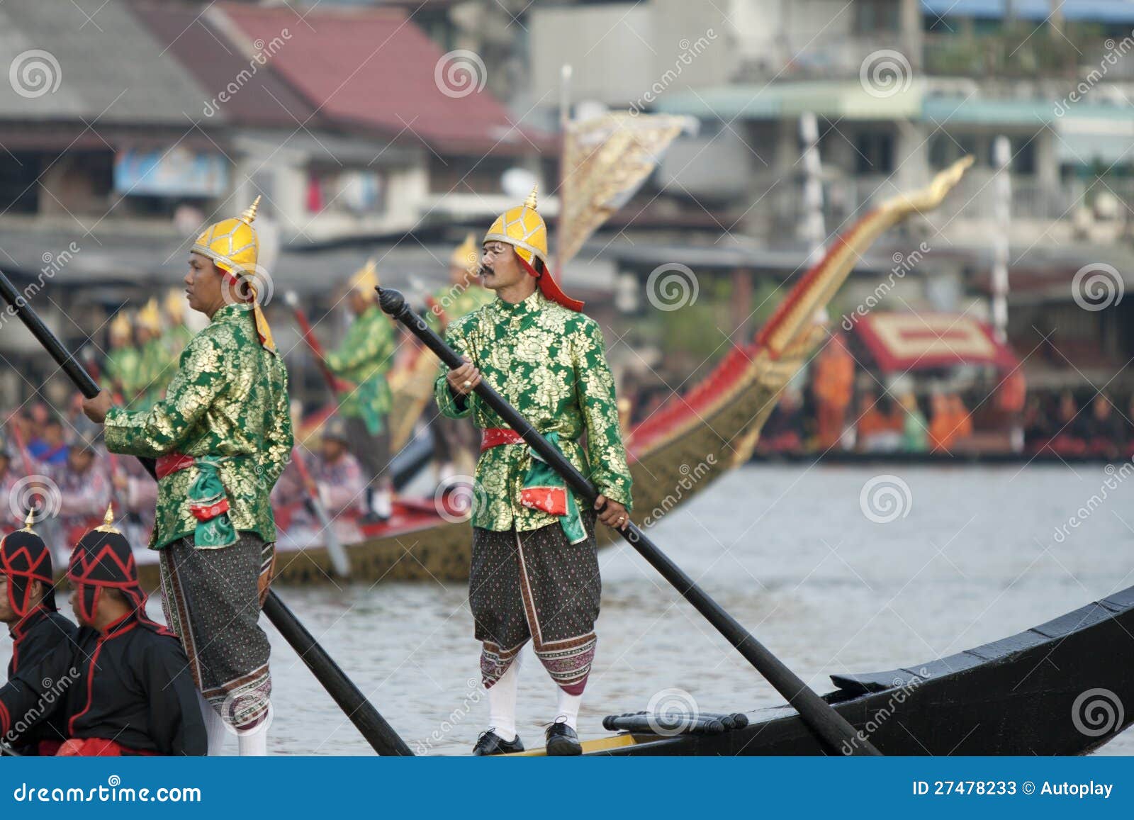 The Royal Barge Procession editorial stock photo. Image of asia - 27478233