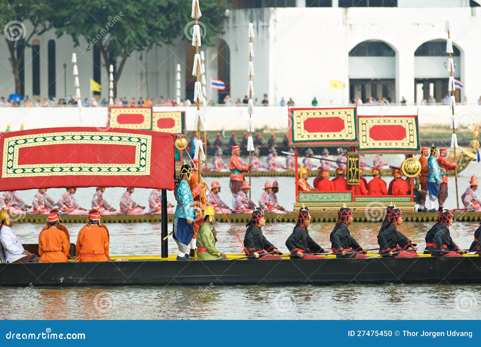 Royal Barge Procession, Bangkok 2012 Editorial Image - Image of ...