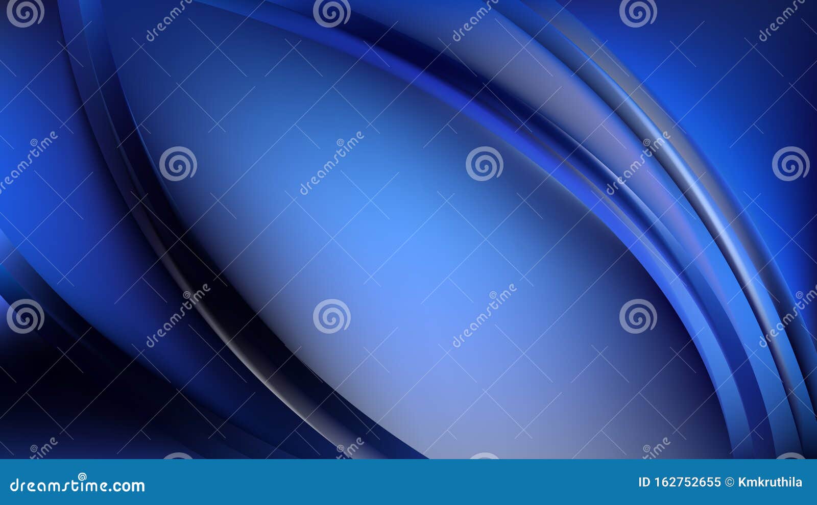 Royal Blue Abstract Wavy Background Stock Vector - Illustration of ...