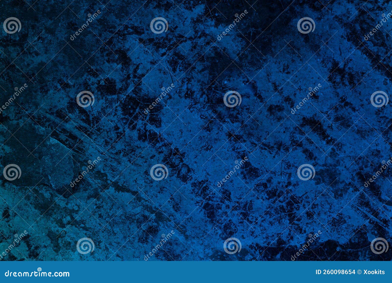 Royal Blue Dark Grunge Textured Old Abandoned Wall Surface Stock Photo ...