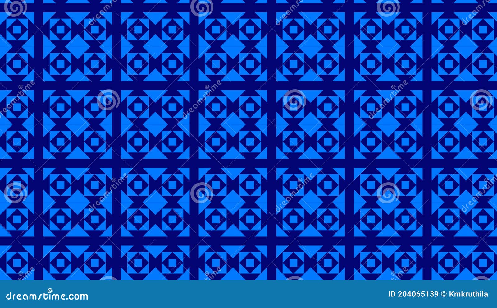 Royal Blue Seamless Geometric Square Background Pattern Vector ...