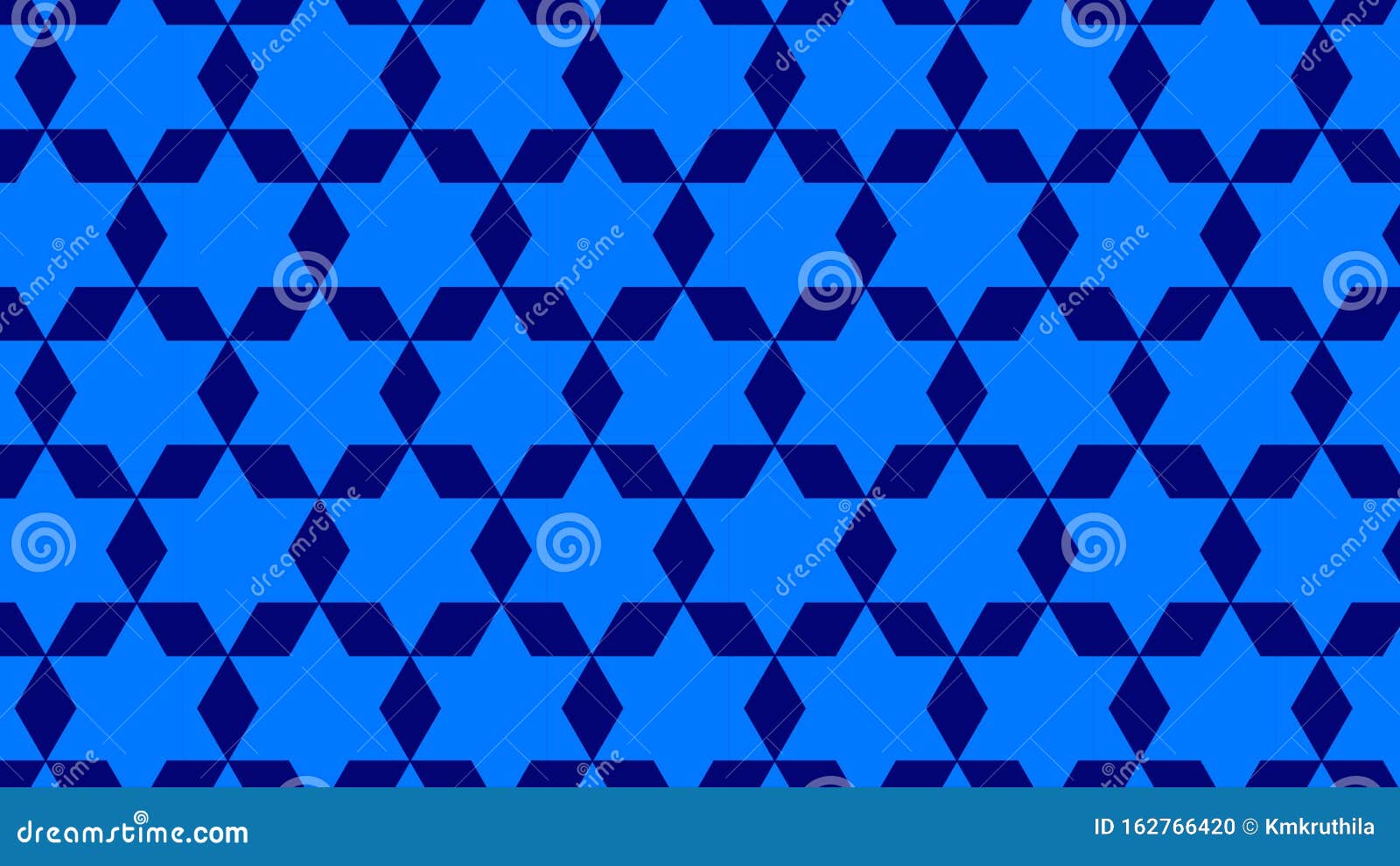 Royal Blue Seamless Stars Pattern Background Vector Graphic Stock ...