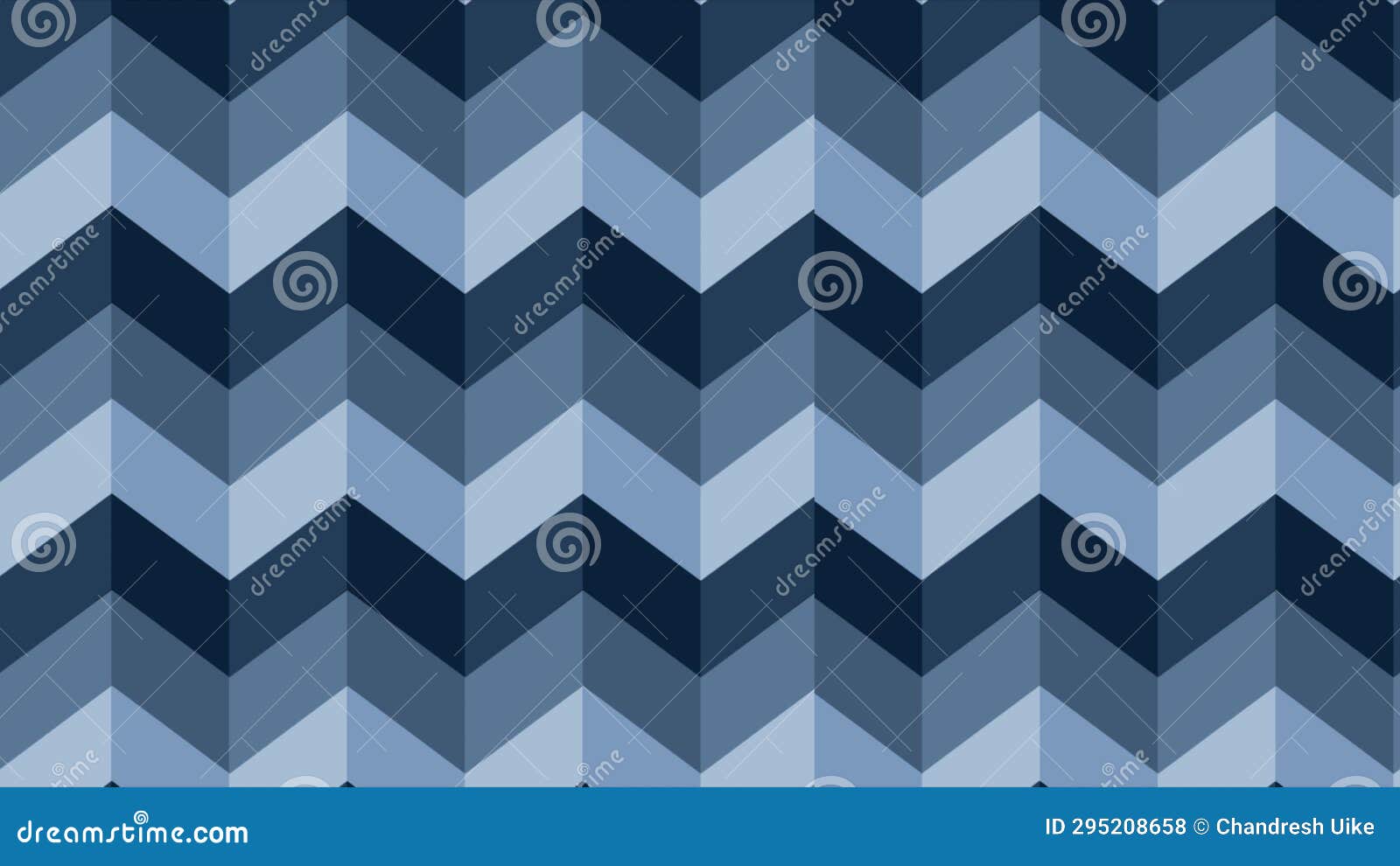 Royal Blue Simple Zig-zag Pattern Seamless Background Moving Left Side ...