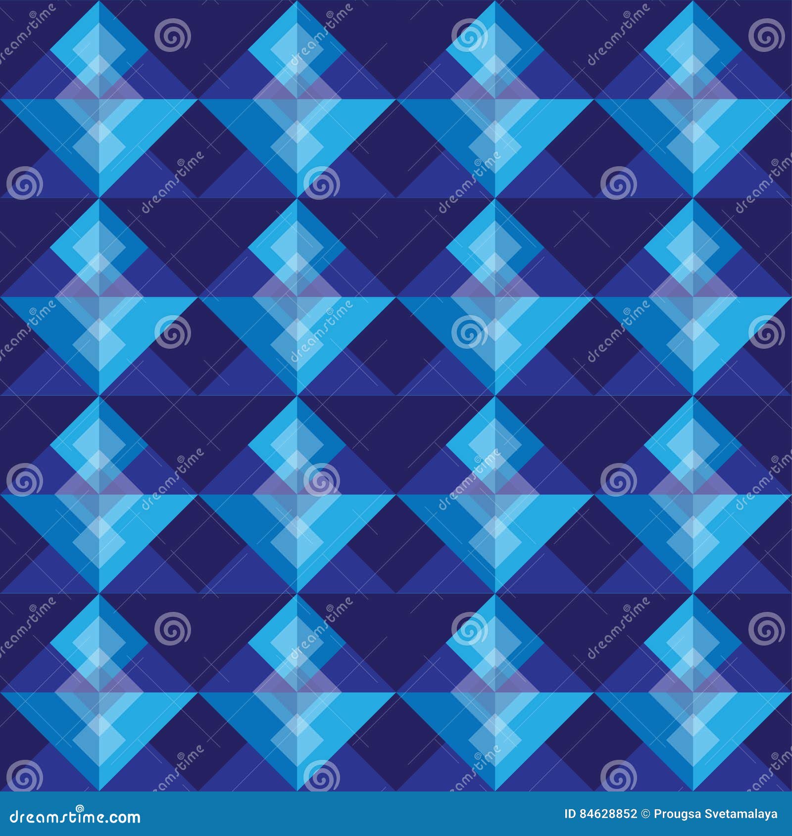 Royal Blue Square Seamless Pattern Background Stock Vector ...