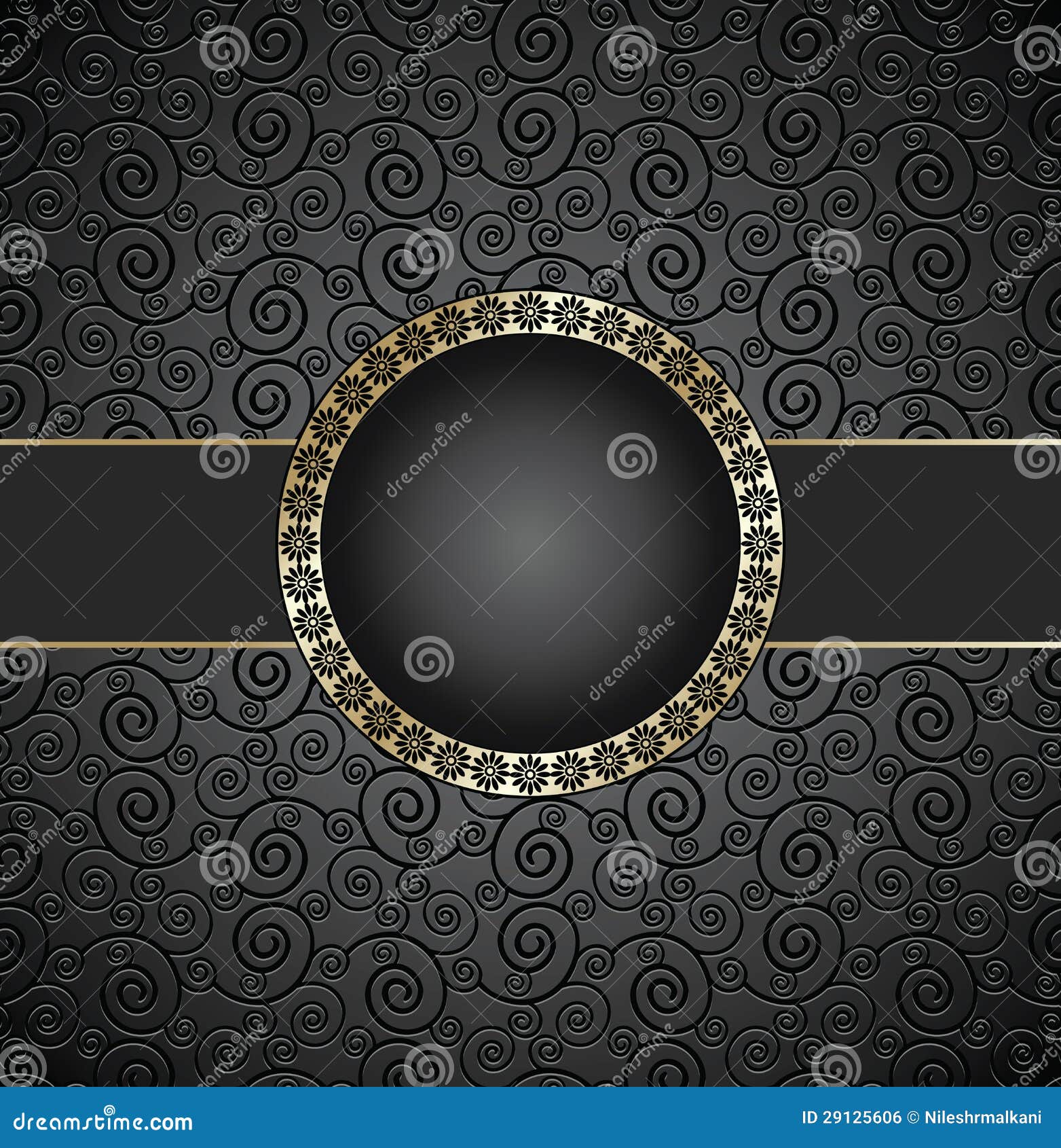 Royal book cover stock vector. Illustration of rich, cover - 29125606