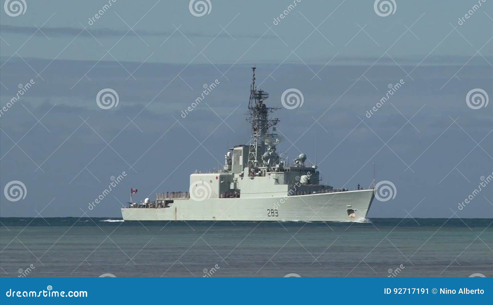 Royal Canadian Navy Ship Hmcs Algonquin Ddg Stock Video - Video of ...
