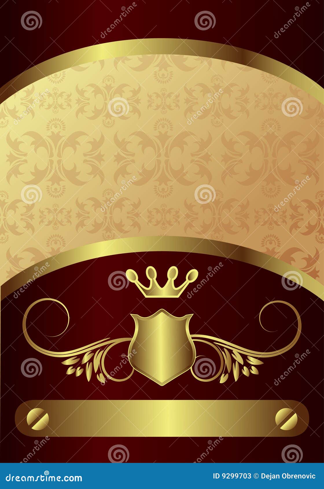 Royal Card stock vector. Illustration of royal, label - 9299703