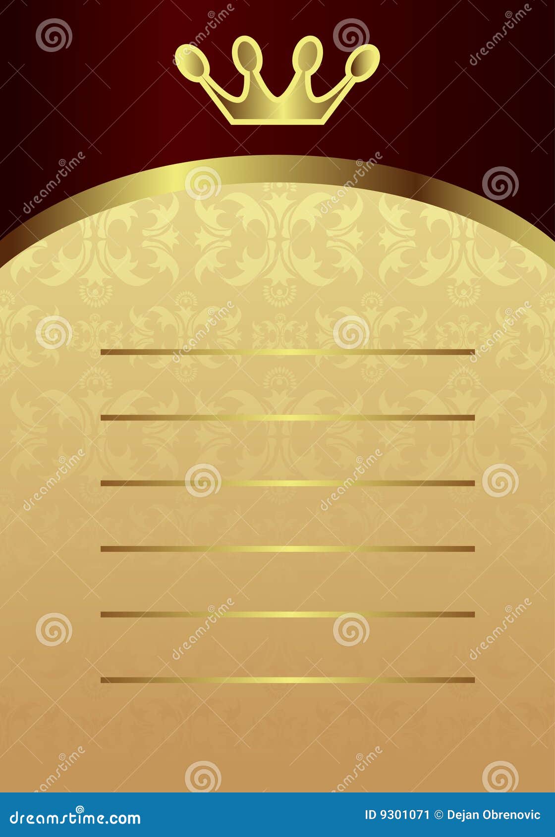 Royal Card stock vector. Illustration of texture, voucher - 9301071