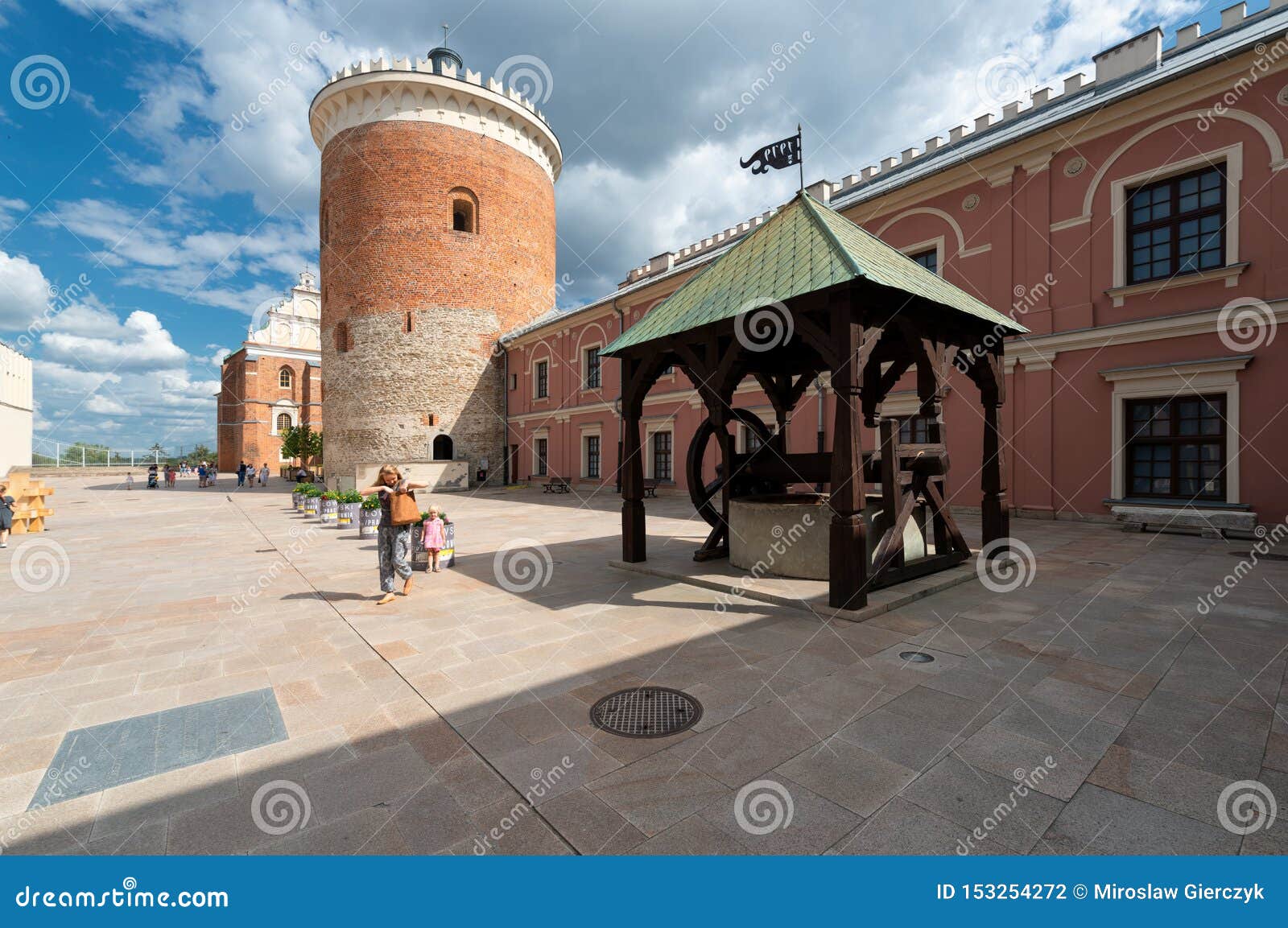 Royal castle in Lublin editorial photography. Image of architectural ...