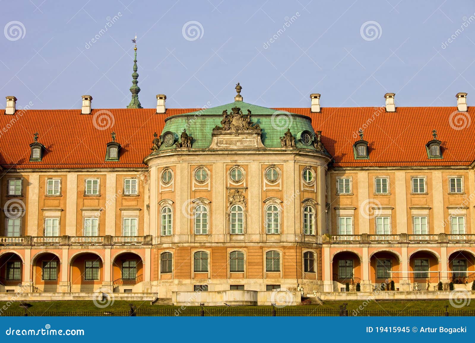 Royal Castle in Warsaw stock image. Image of unesco, travel - 19415945