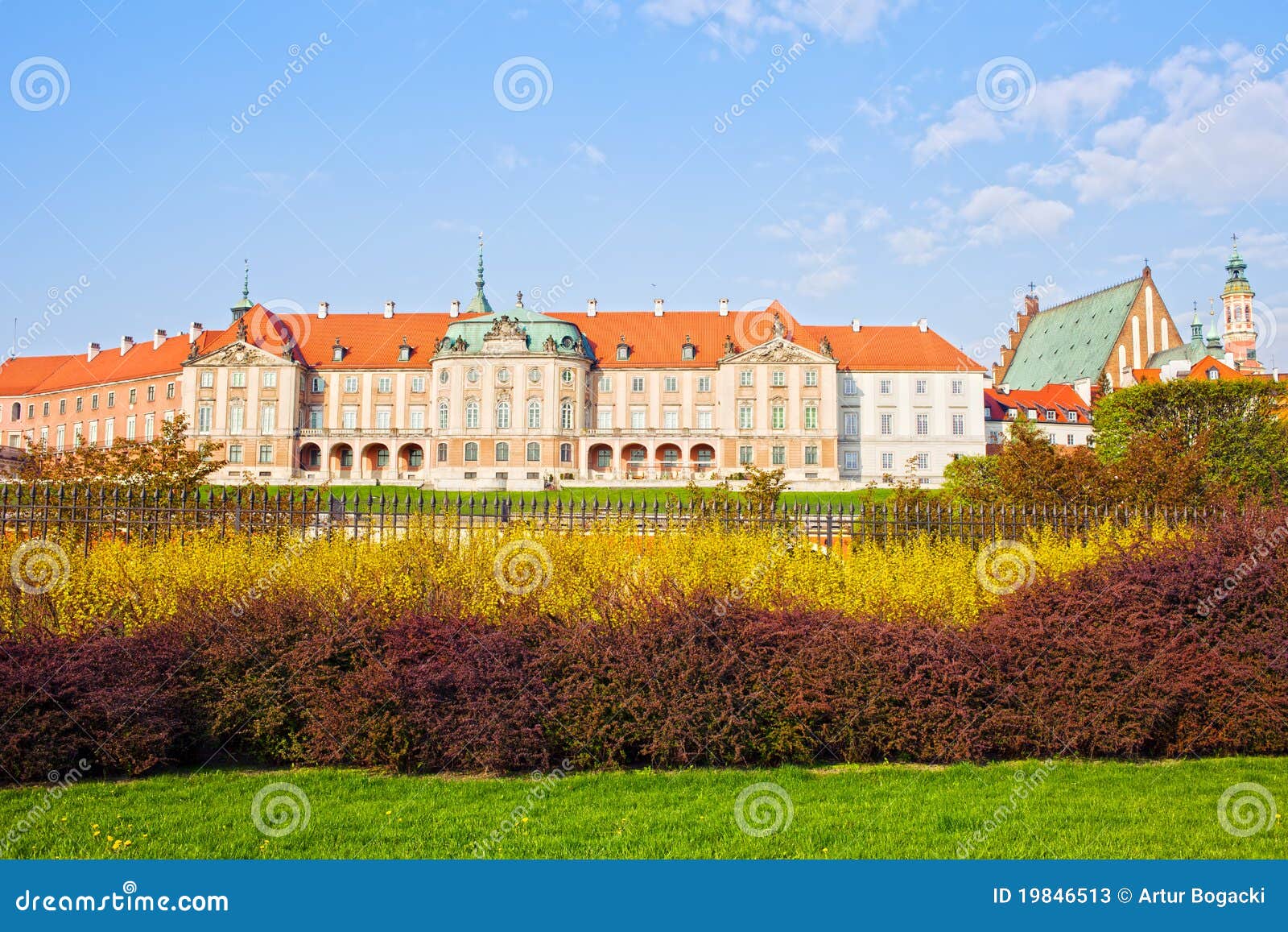 Royal Castle in Warsaw stock image. Image of heritage - 19846513