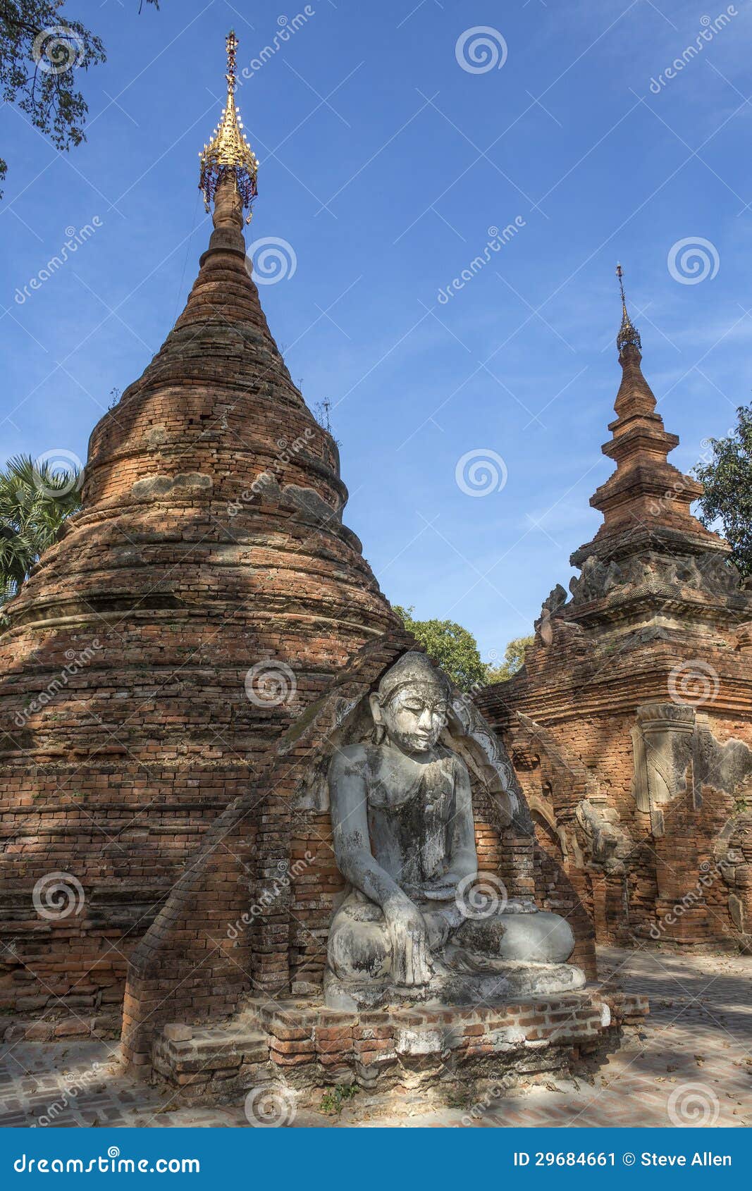 Royal City of Innwa - Myanmar (Burma) Stock Image - Image of buddhism ...