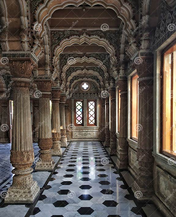 The Royal corridor! stock photo. Image of estate, cathedral - 347239446