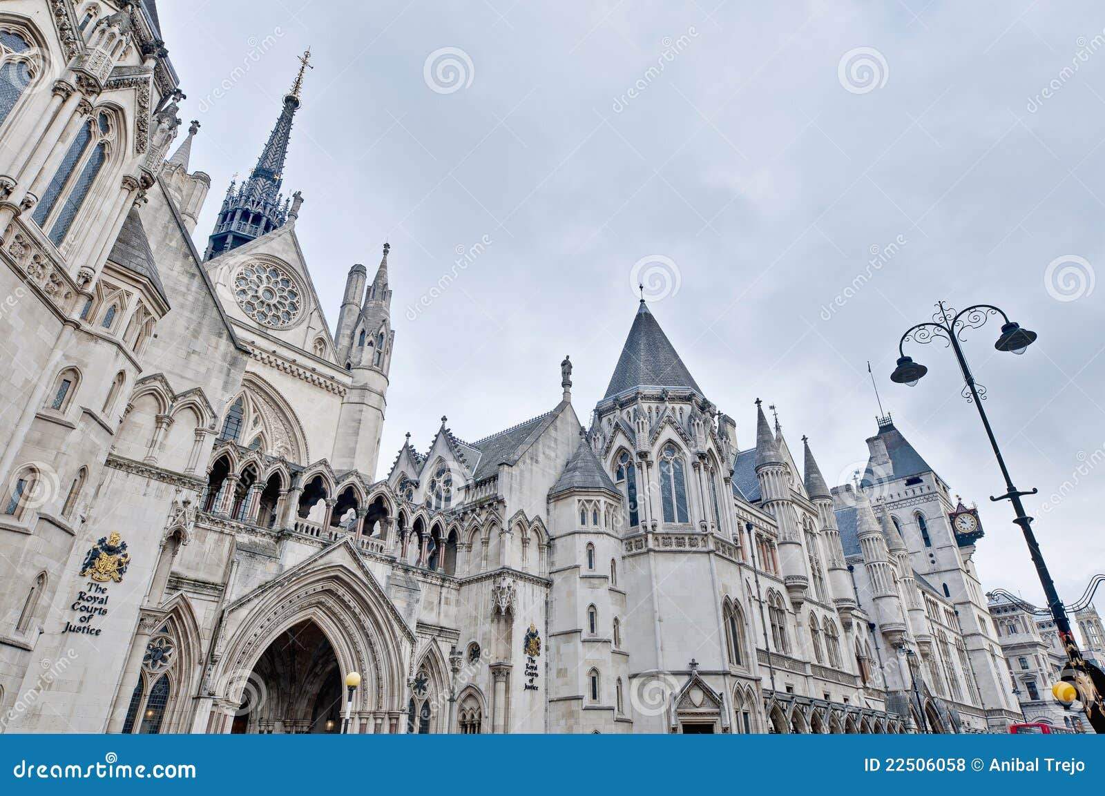 Royal Courts of Justice at London, England Stock Photo - Image of ...