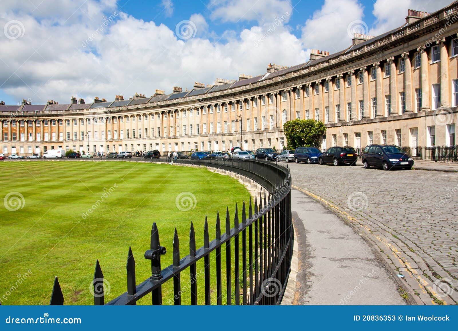 Royal Crescent stock image. Image of urban, outdoors - 20836353