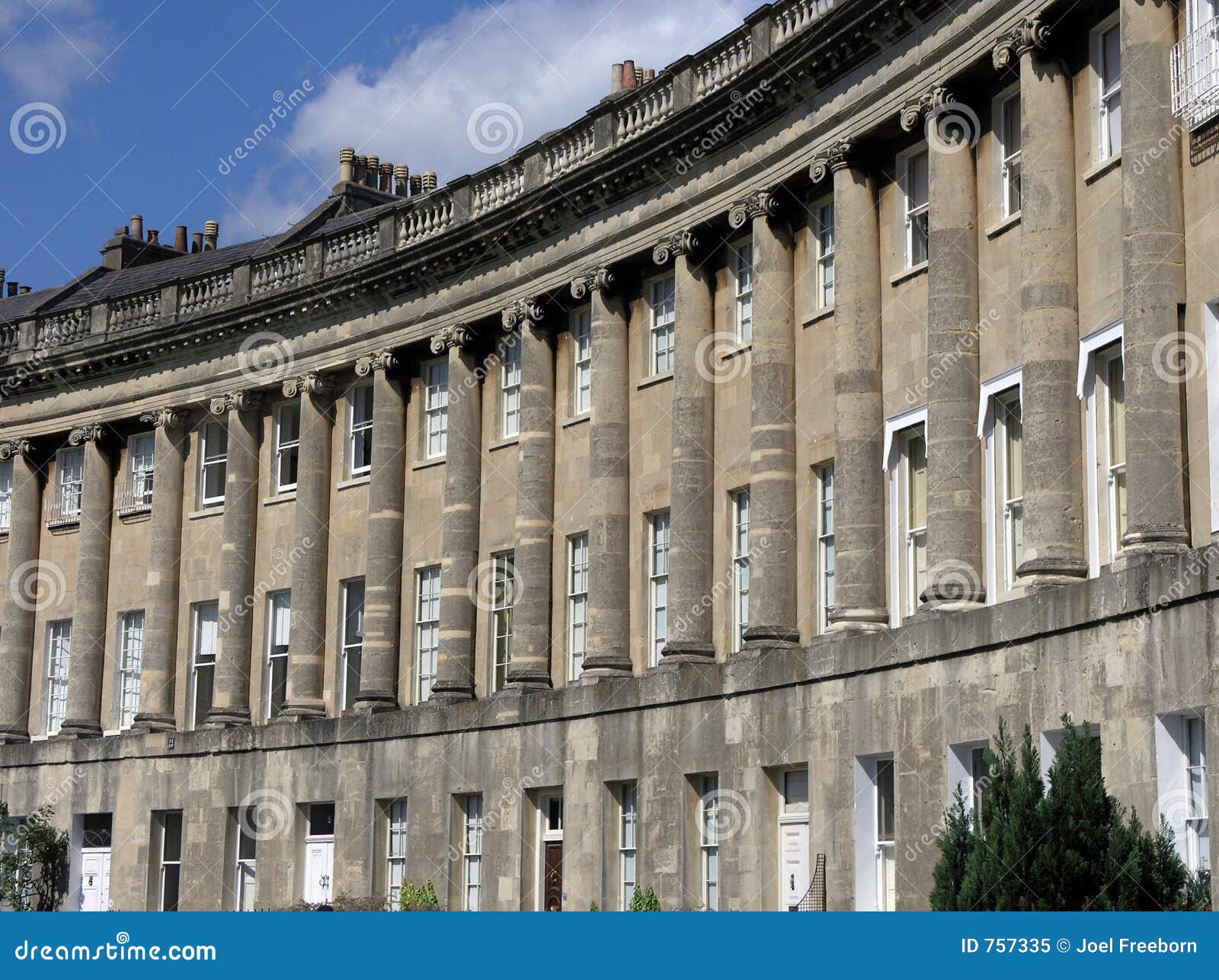Royal Crescent stock image. Image of georgian, limestone - 757335