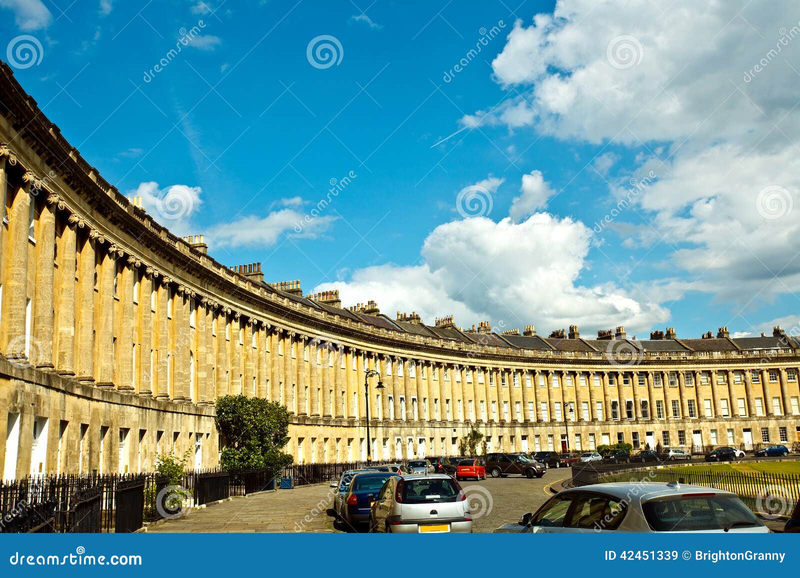 The Royal Crescent stock image. Image of landmark, england - 42451339