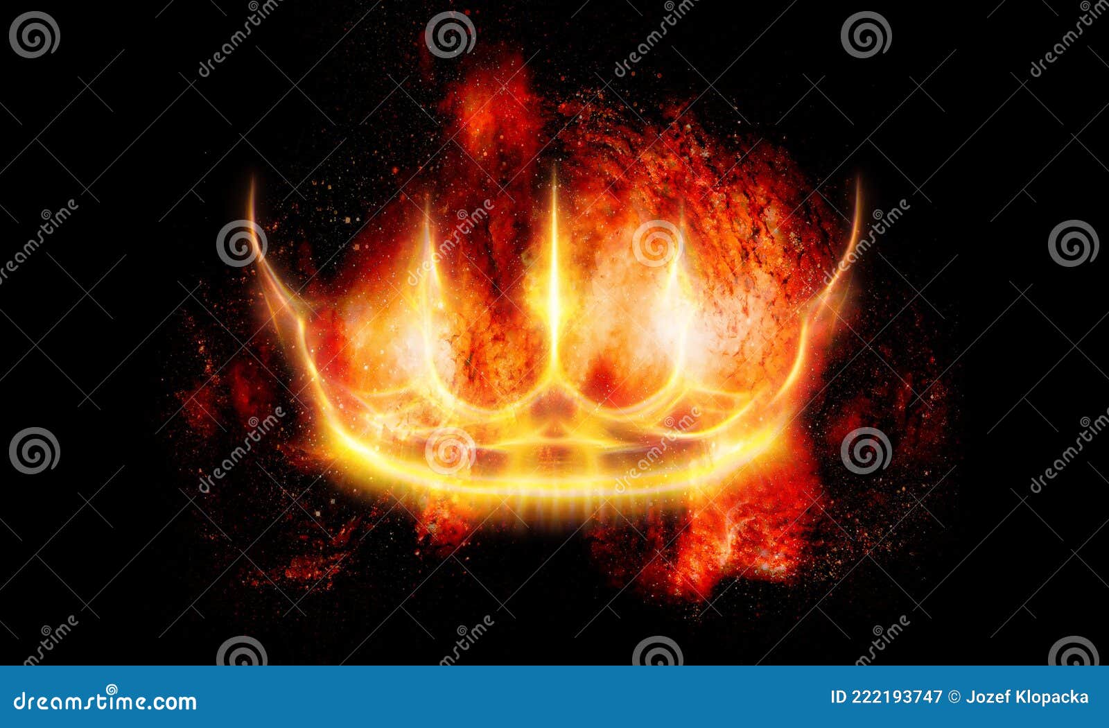 Royal Crown in Cosmic Space. Light Crown. Stock Video - Video of design ...