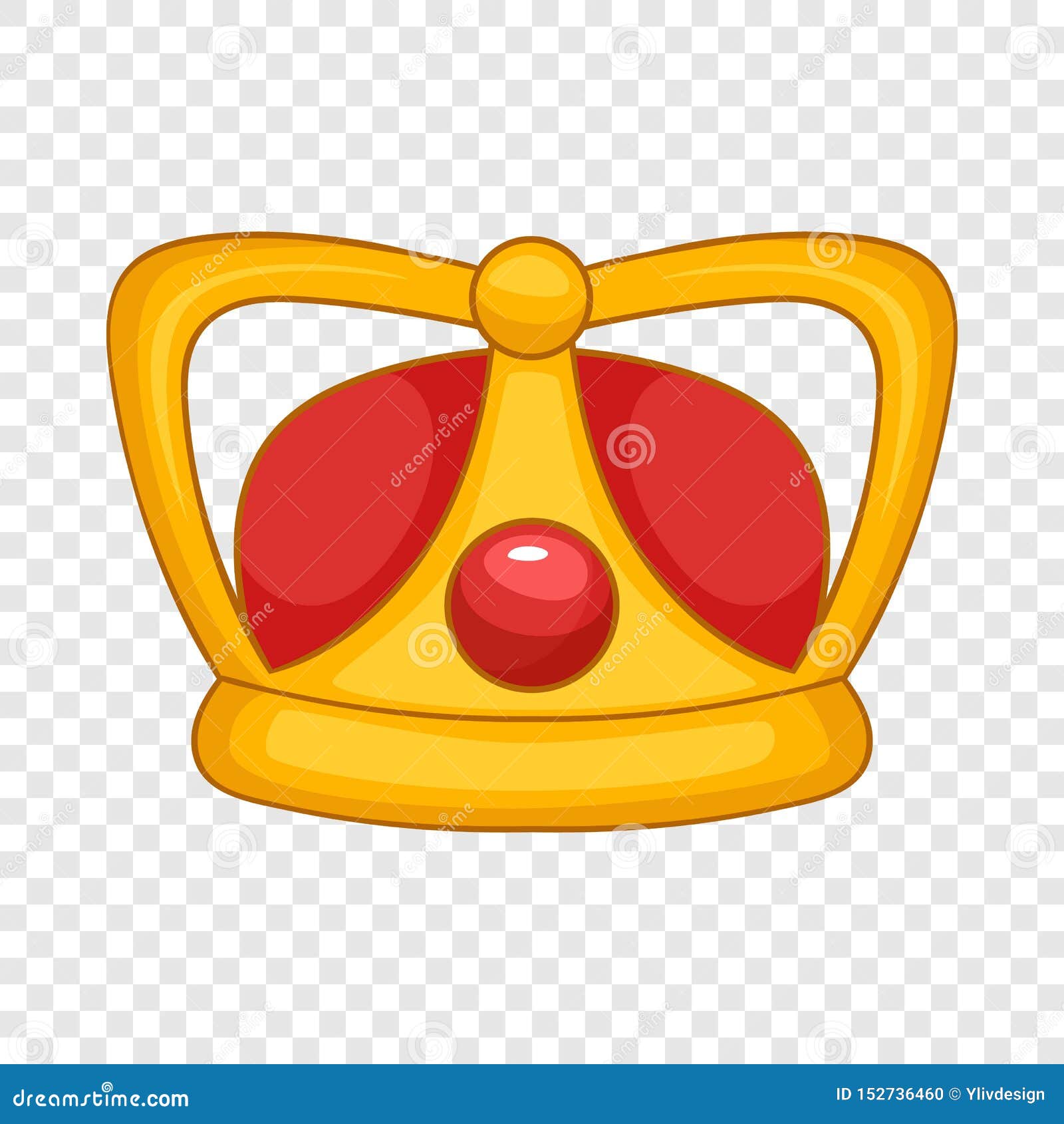 Royal Crown Icon, Cartoon Style Stock Vector - Illustration of monarchy ...