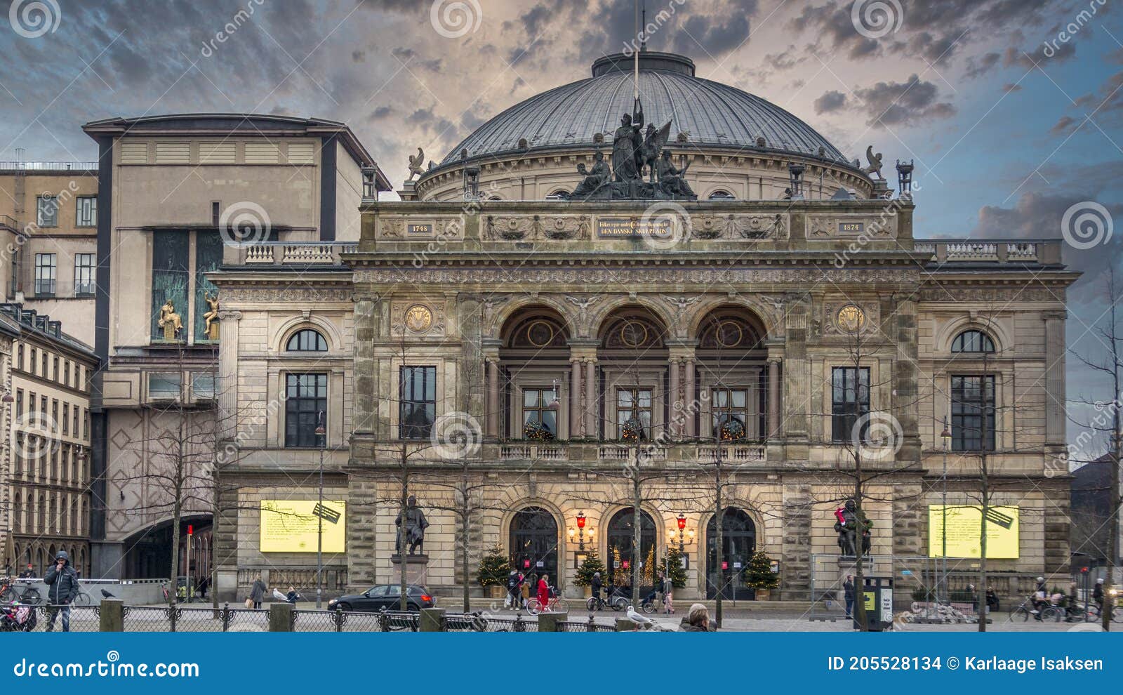 Royal Danish Theater in Copenhagen Editorial Stock Image - Image of ...