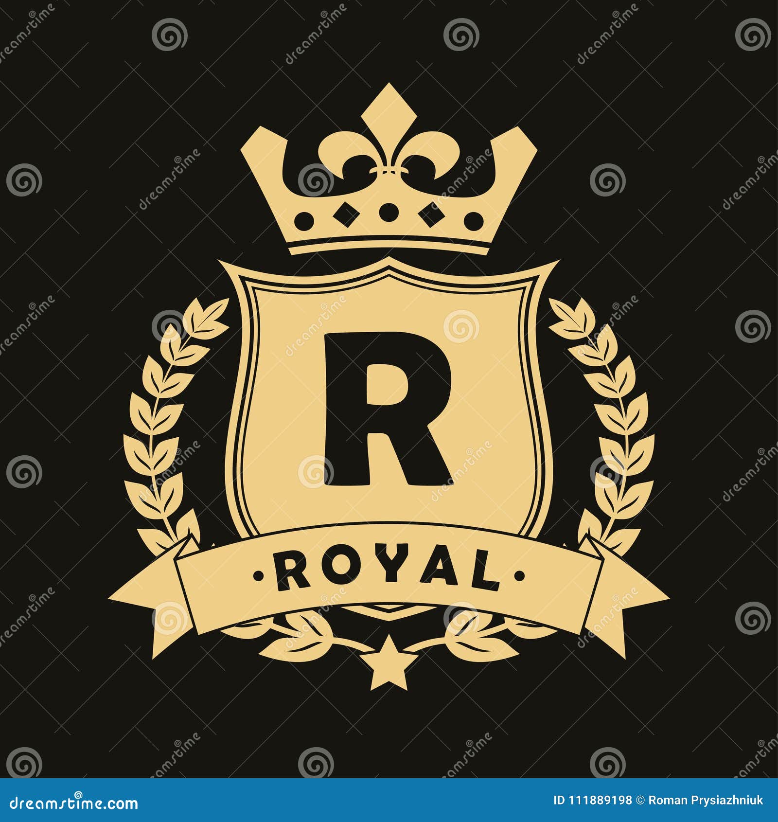 Shield And Crown Royal Luxury Logo Cartoon Vector | CartoonDealer.com ... Shield And Crown Royal Luxury Logo Cartoon Vector | CartoonDealer.com ...