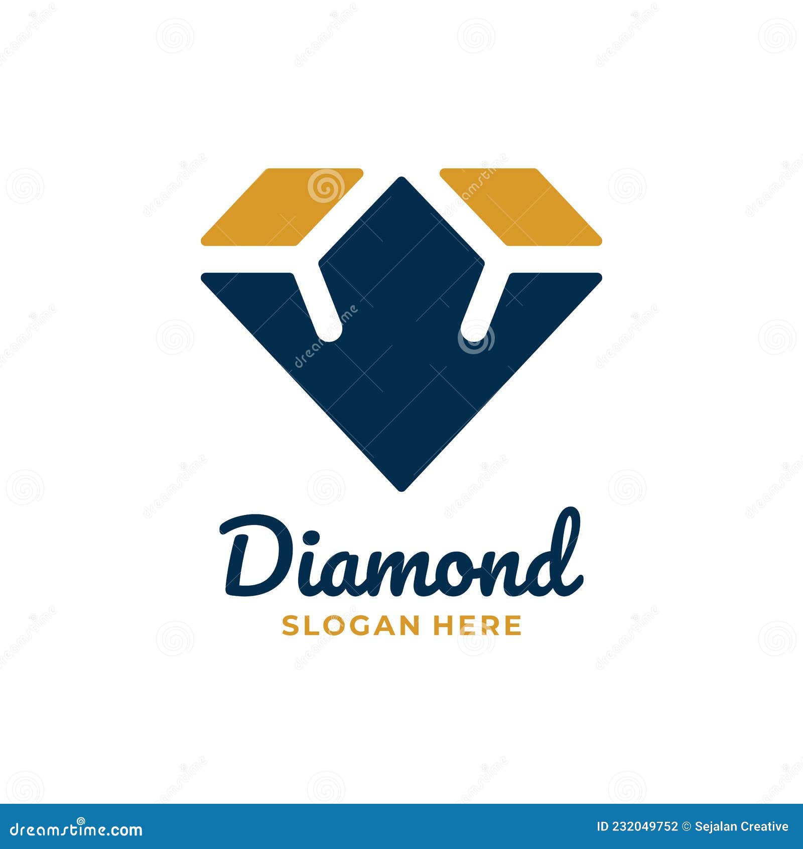 Royal Diamond Logo Vector stock vector. Illustration of classic - 232049752