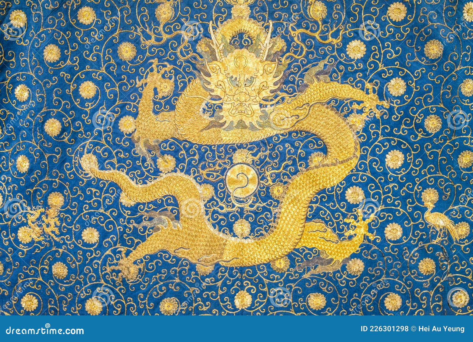 Royal Dragon Pattern of the Clothes of the Ancient Chinese Emperor ...