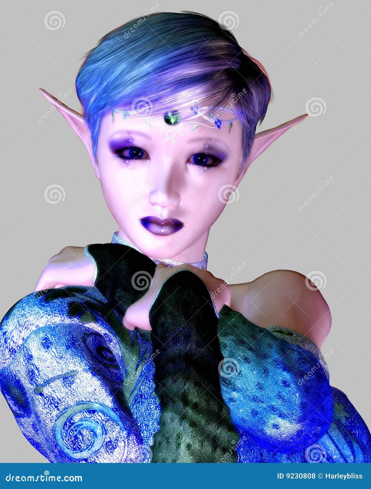 Royal Elf stock photo. Image of model, ornate, female - 9230808