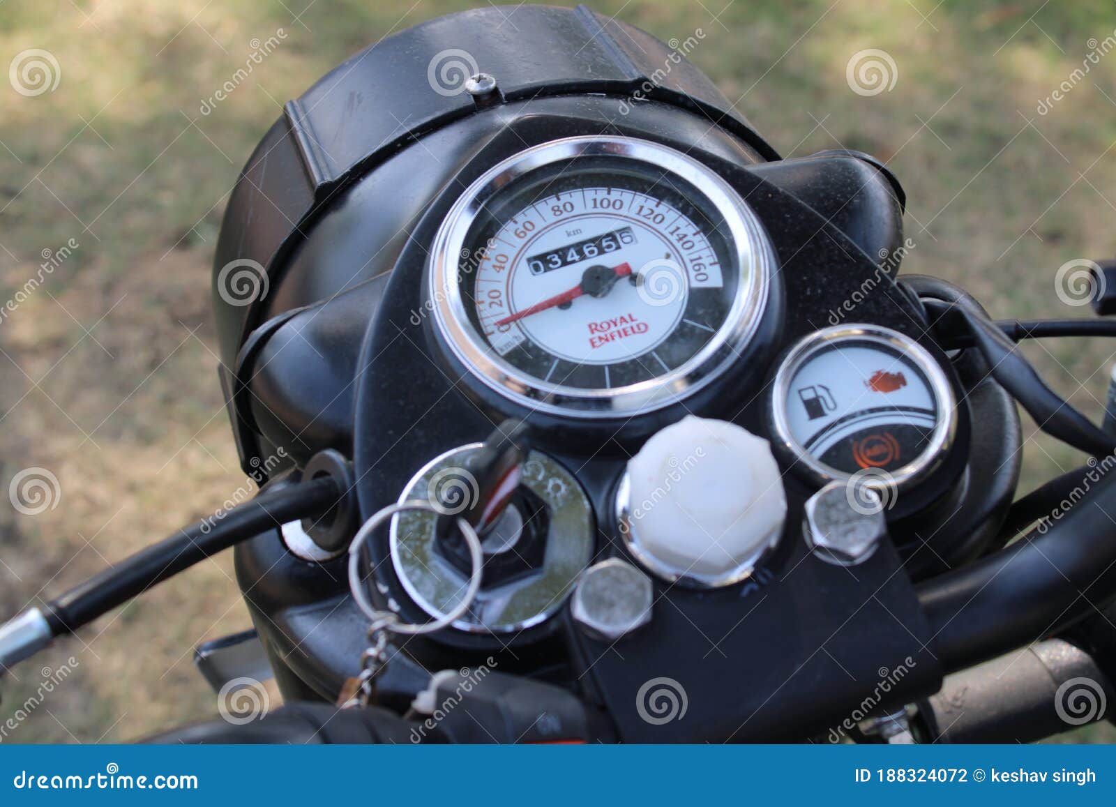 Royal Enfield bullet editorial photography. Image of speedometer ...