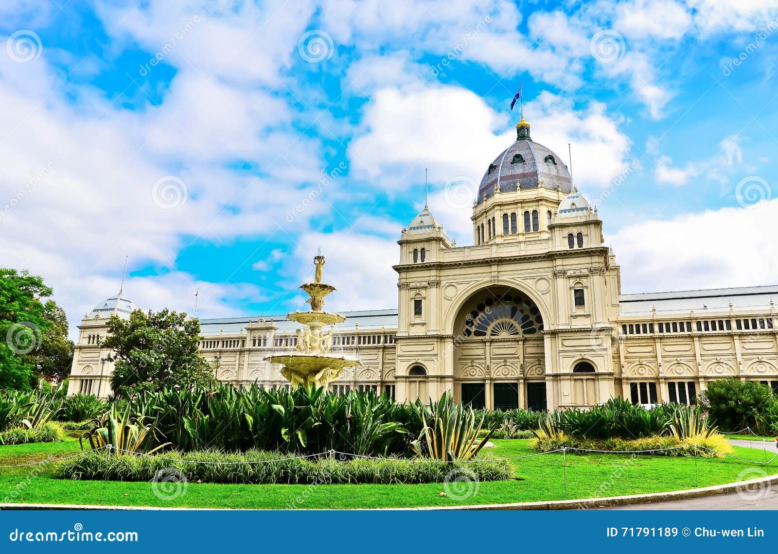 Royal Exhibition Building in Melbourne Stock Image - Image of ...