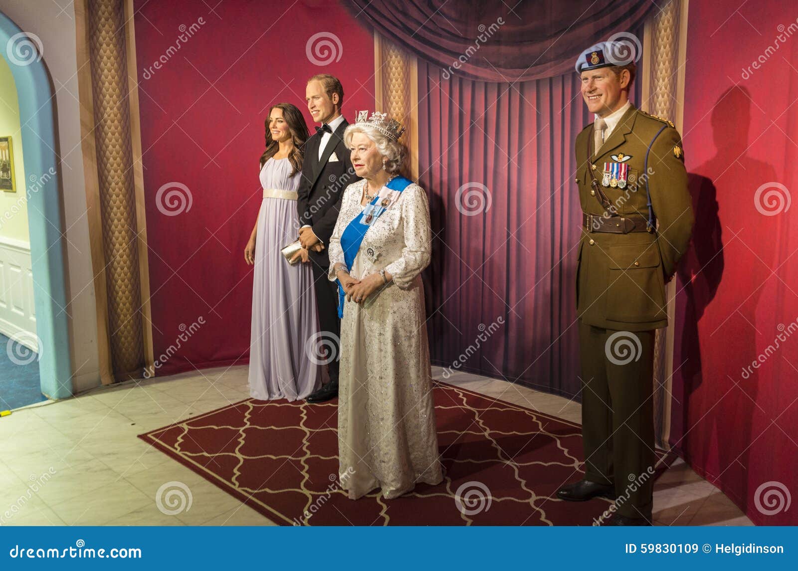 The Royal Family (wax Model) Editorial Stock Image - Image of england ...