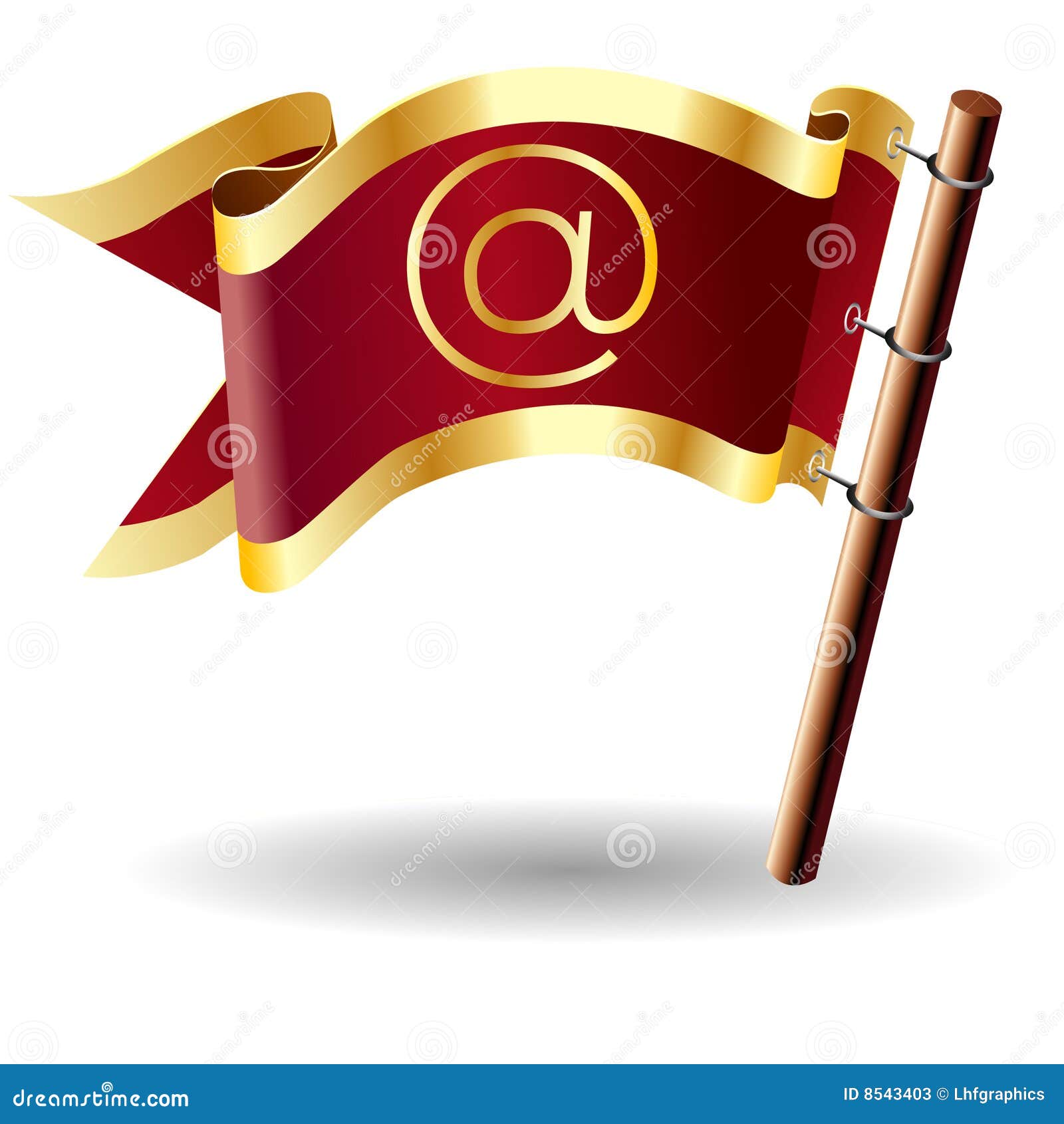 Royal Flag Button E Mail Icon Stock Illustrations – 2 Royal Flag Button ...
