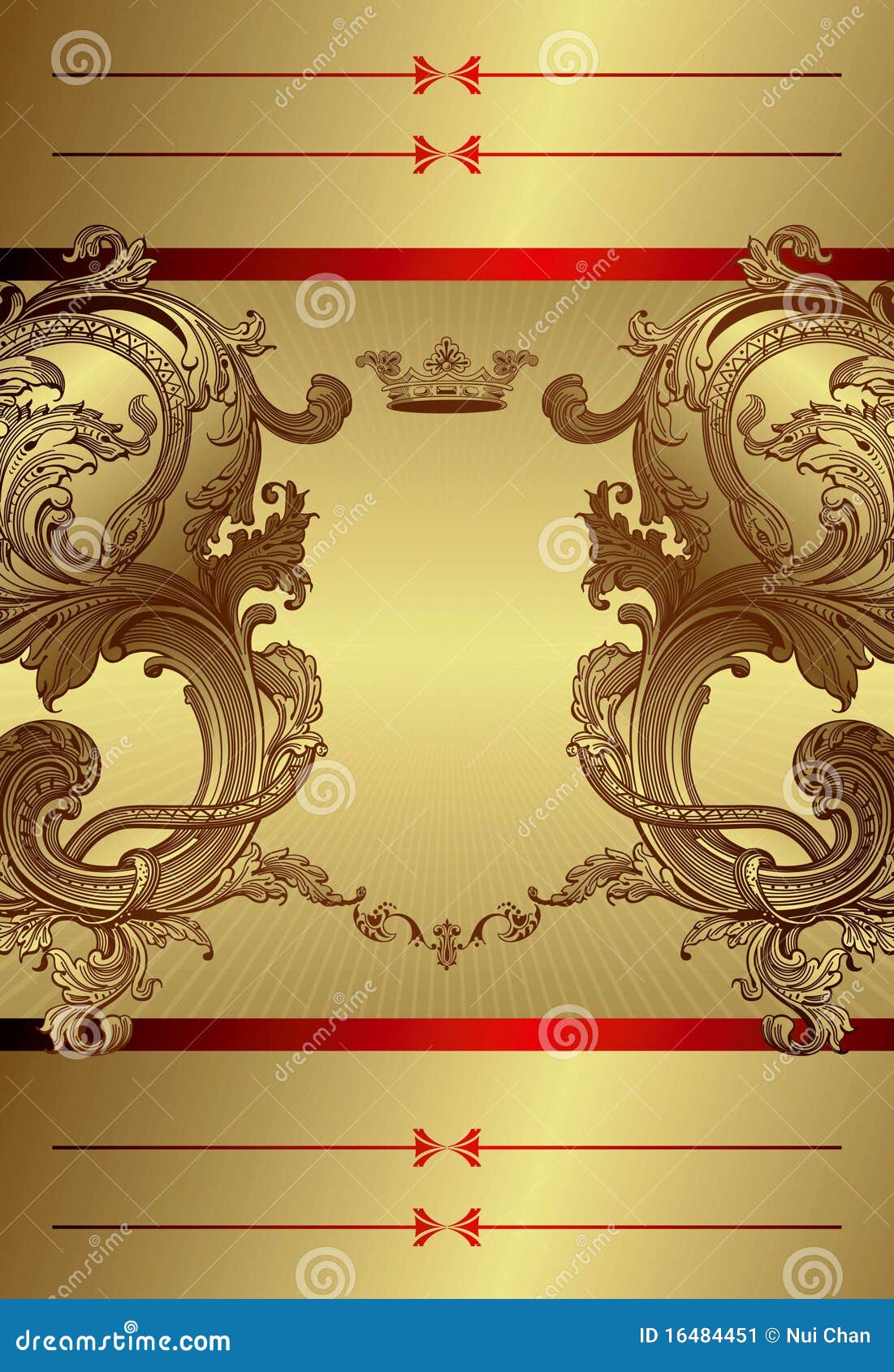 Royal Floral Frame Background Stock Vector - Illustration of royal ...