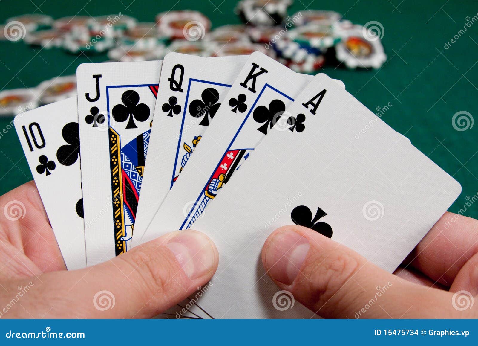 Royal Flush stock photo. Image of casino, gambling, chip - 15475734