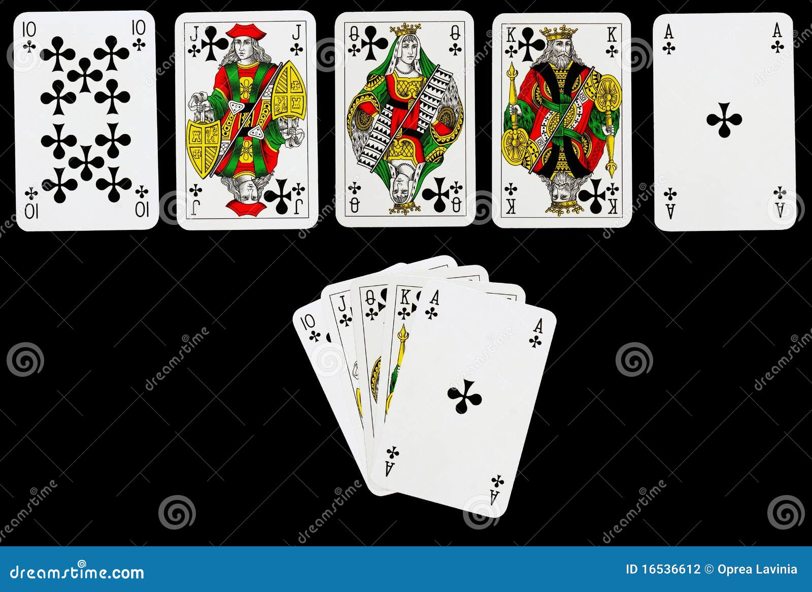 The royal flush stock photo. Image of entertainment, royal - 16536612