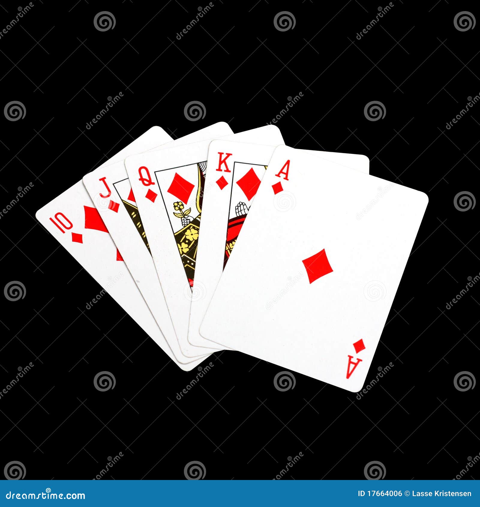 Royal Flush stock photo. Image of diamond, club, chance - 17664006