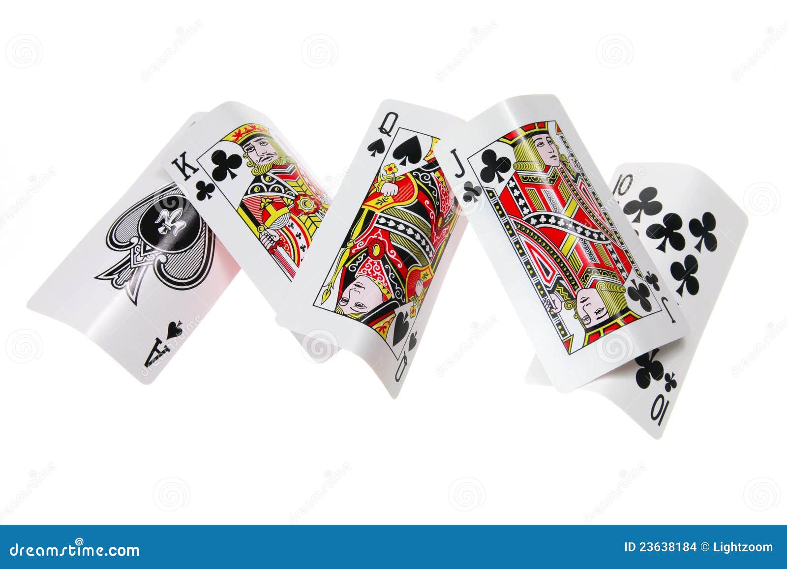 Royal Flush stock photo. Image of still, challenge, cutout - 23638184