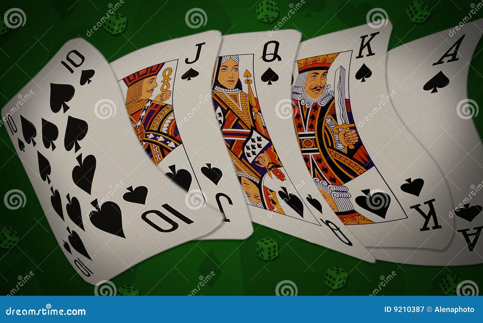 Royal flush stock image. Image of royal, risk, queen, money - 9210387