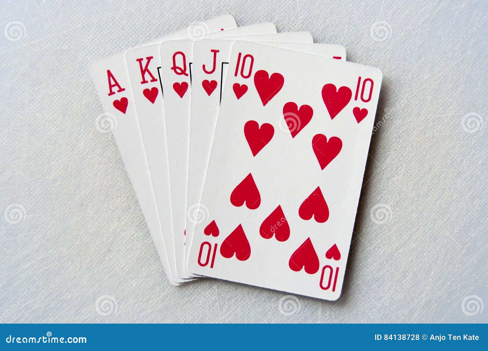 Royal flush stock photo. Image of royal, flush, hearths - 84138728