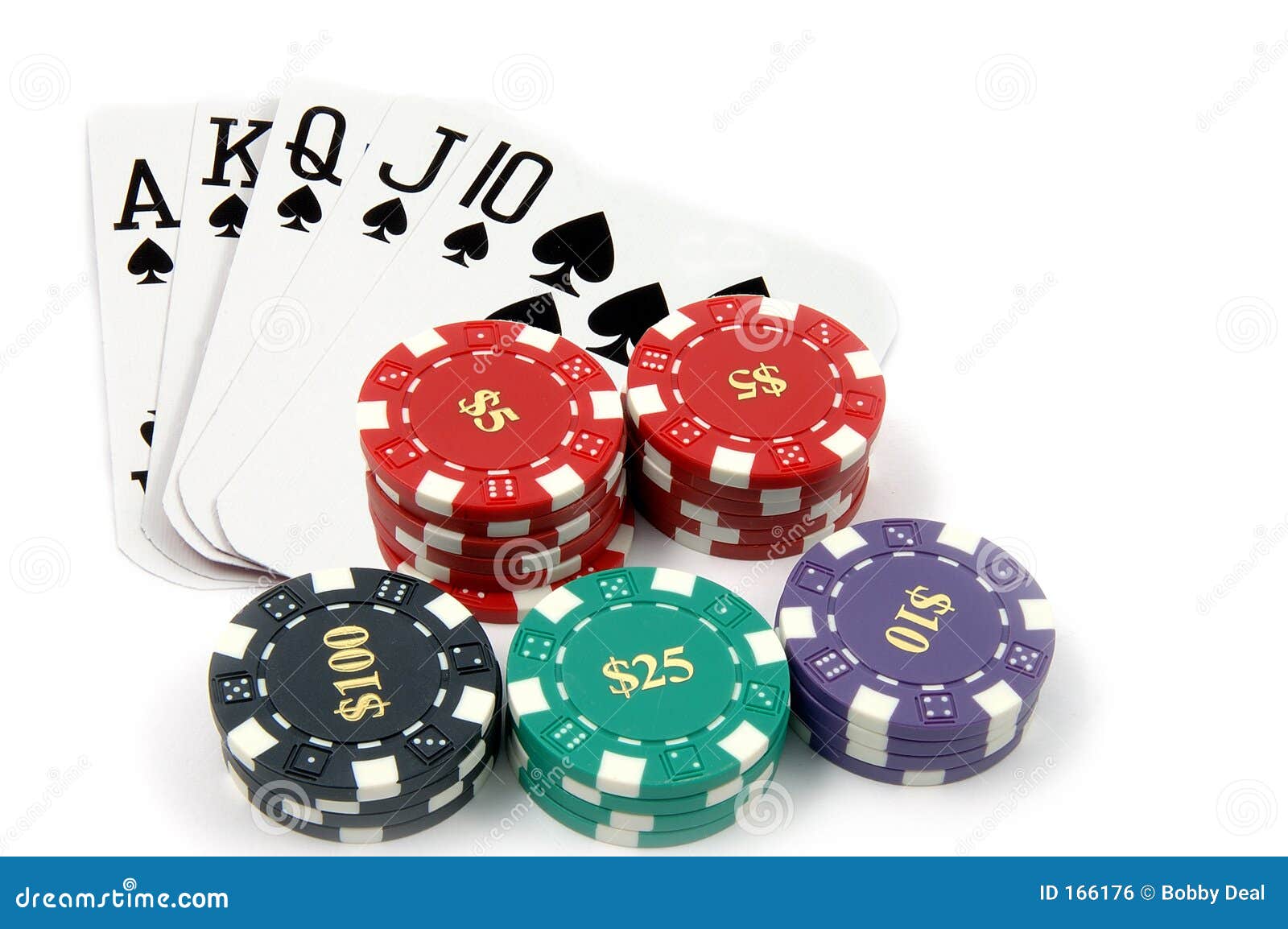 Royal Flush Spades stock photo. Image of suit, gambel, flush - 166176