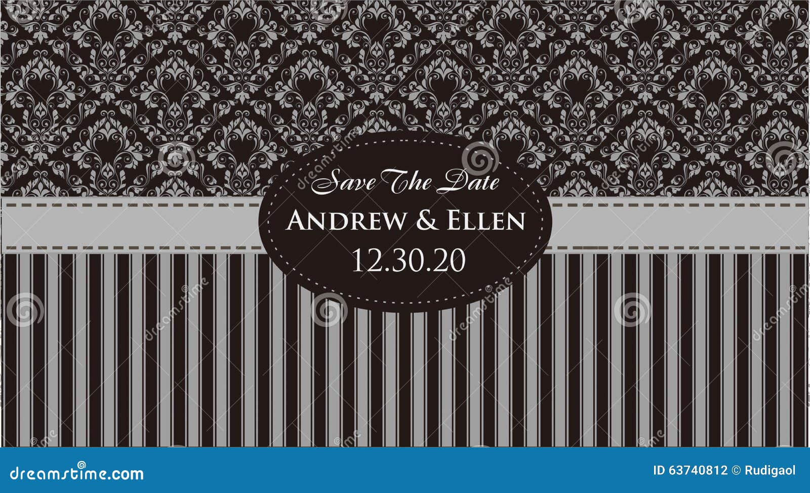 Royal Formal Floral Invitation Background Stock Vector - Illustration ...